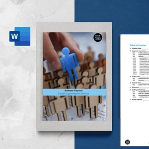 IT Staff Augmentation Services Proposal Template - Etsy
