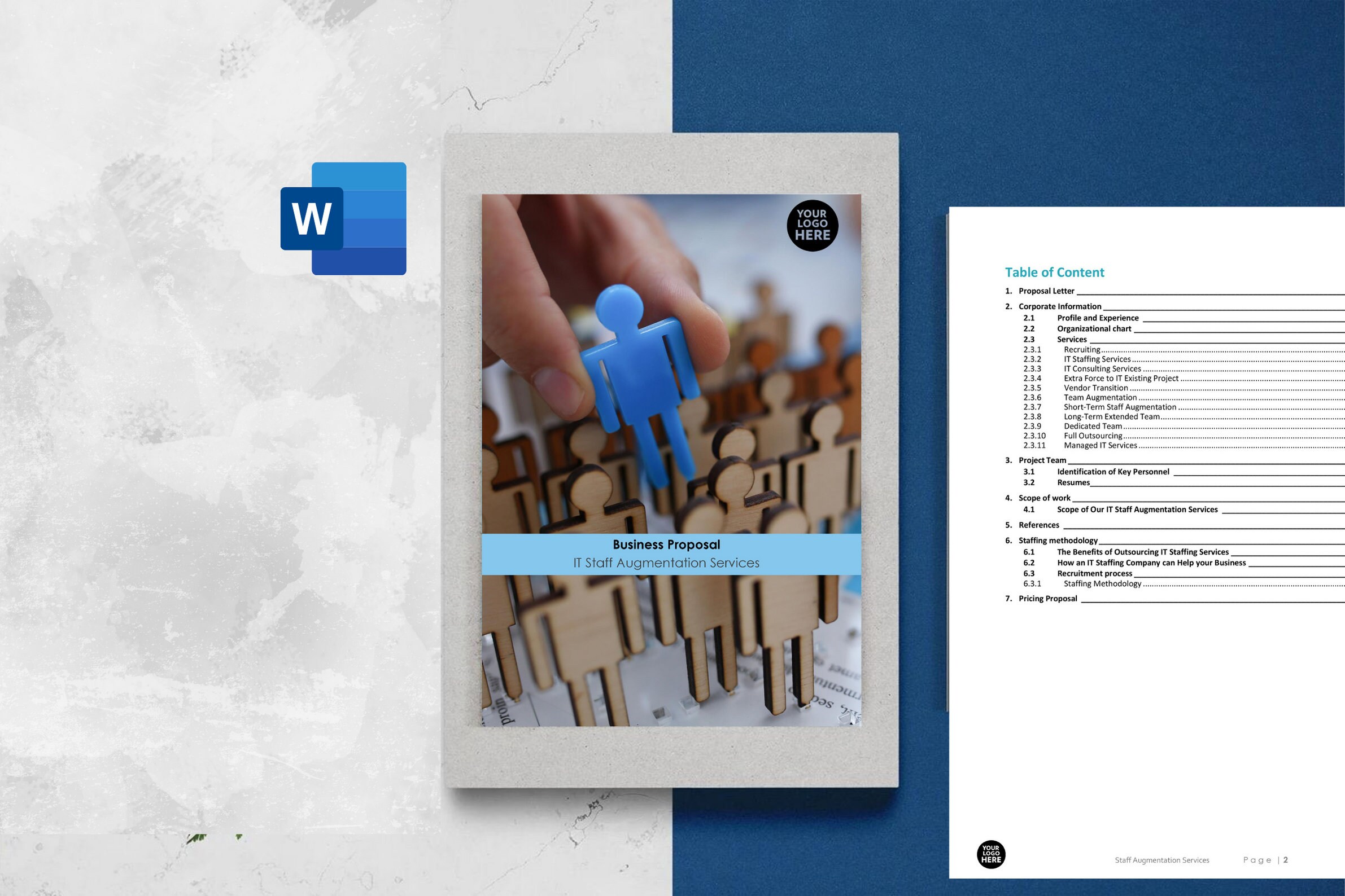 IT Staff Augmentation Services Proposal Template - Etsy