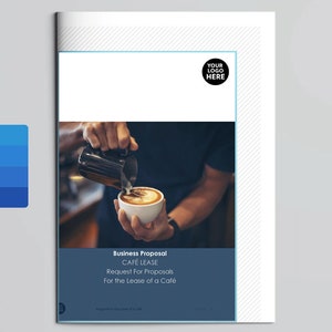 Café Lease Business Proposal Template - Etsy