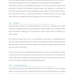 Legal Services Proposal Template - Etsy