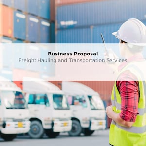 Freight Hauling and Transportation Services Proposal Template - Etsy