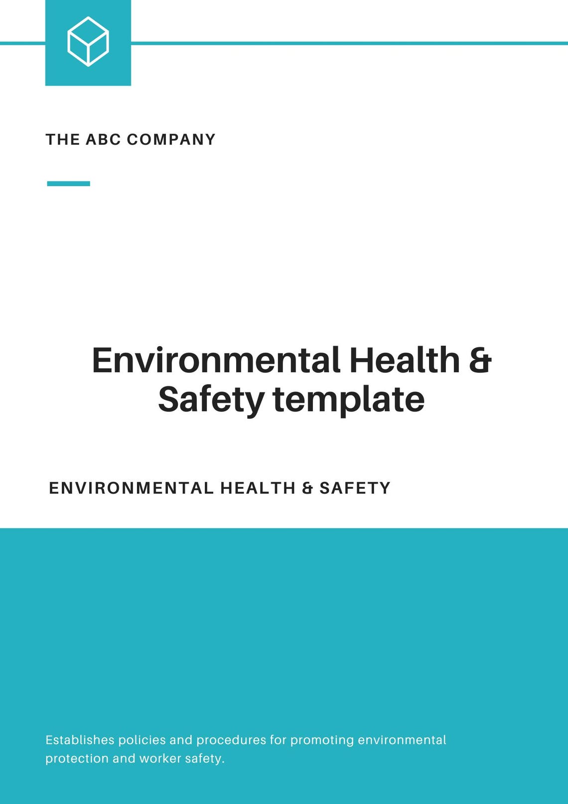 Environmental Health & Safety Template for RFP Vendor Responsibility - Etsy