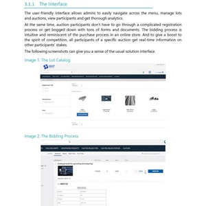 Auction Platform Description Business Proposal Template - Etsy