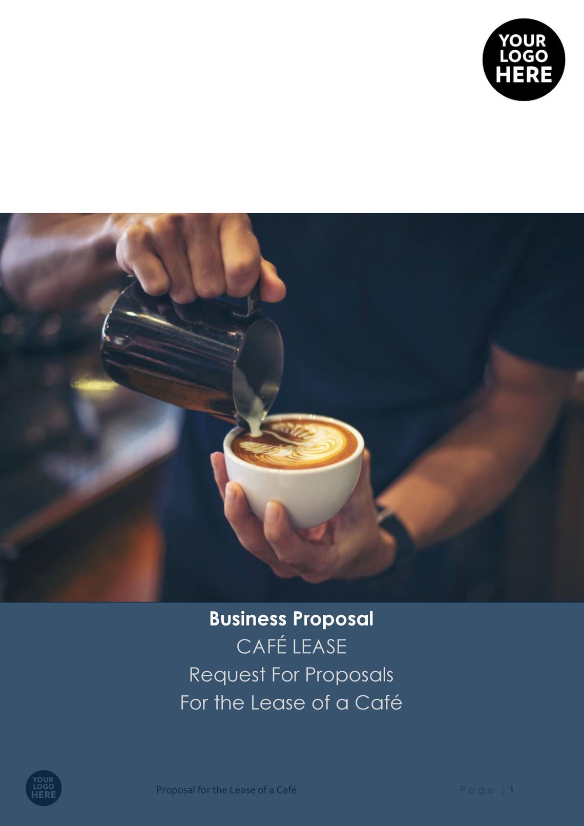 Café Lease Business Proposal Template - Etsy
