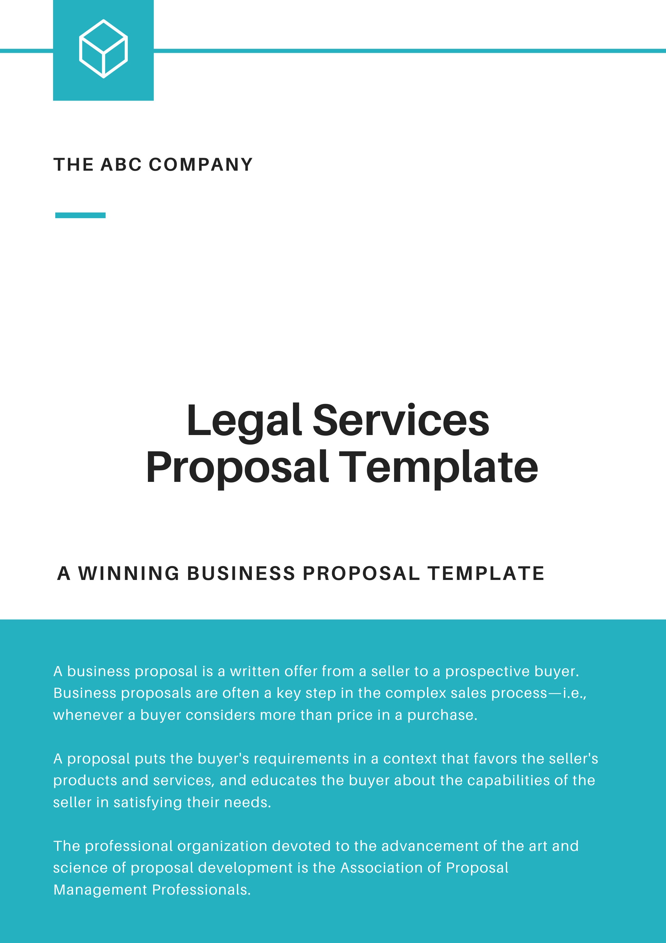 Legal Services Proposal Template - Etsy