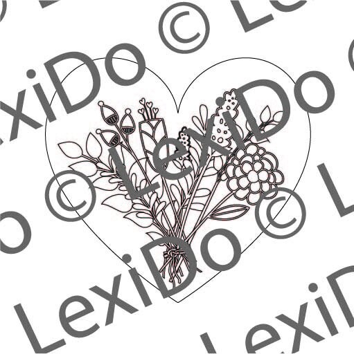 Wildflower Bouquet SVG DXF Laser Cutting File Glowforge - Etsy