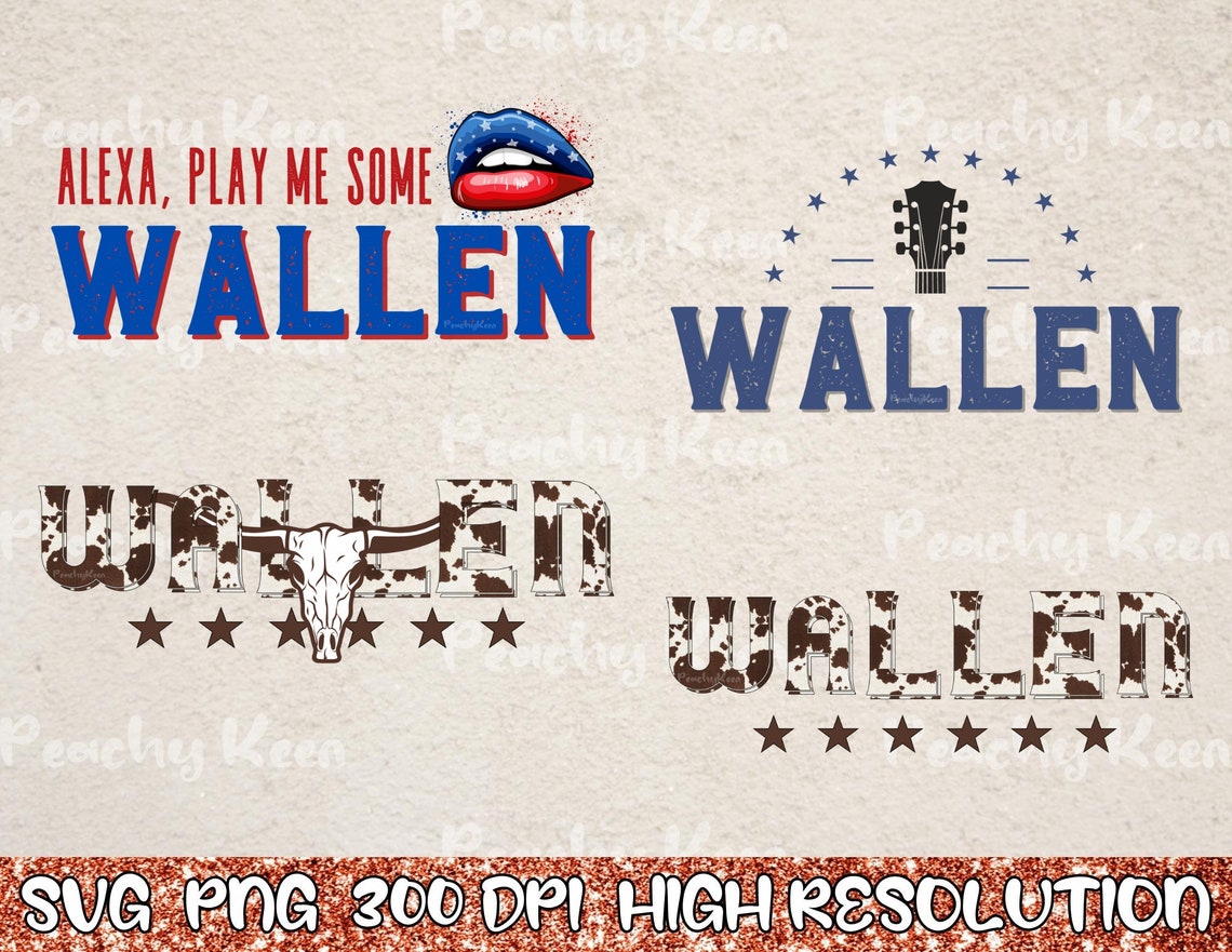 Wallen Png Svg Wallen Bundle Png Svg Morgan Wallen Bundle - Etsy
