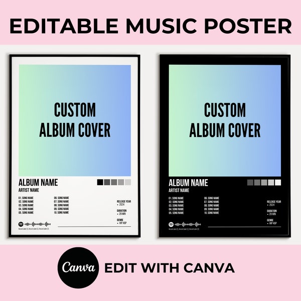 Album Cover Posters - Etsy
