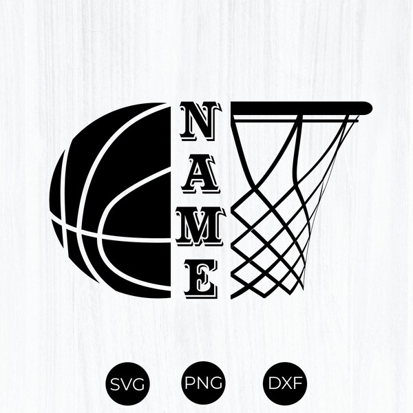 Split Basketball Svg - Etsy