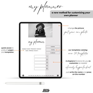 Undated Digital Planner Digital Journal Digital for Goodnotes Template ...