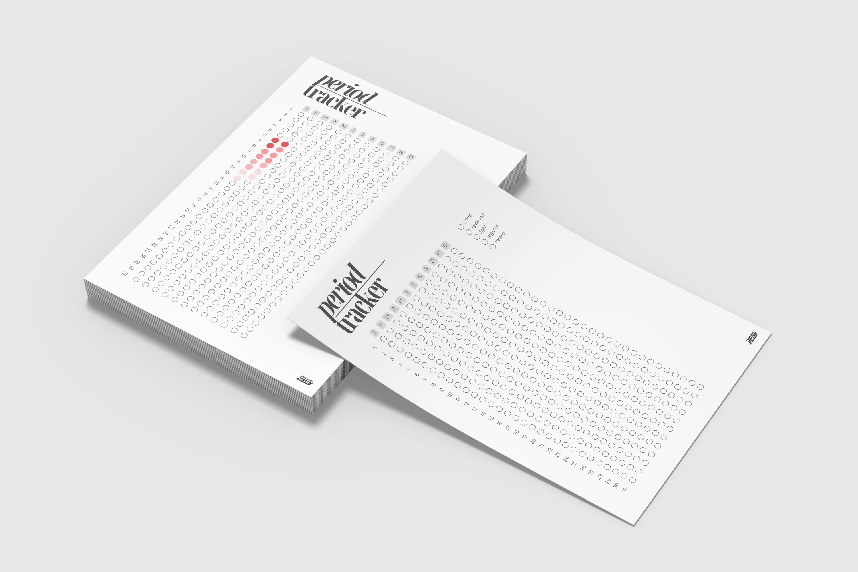 Period Tracker Printable for Bullet Journal, Period Journal Self Care ...