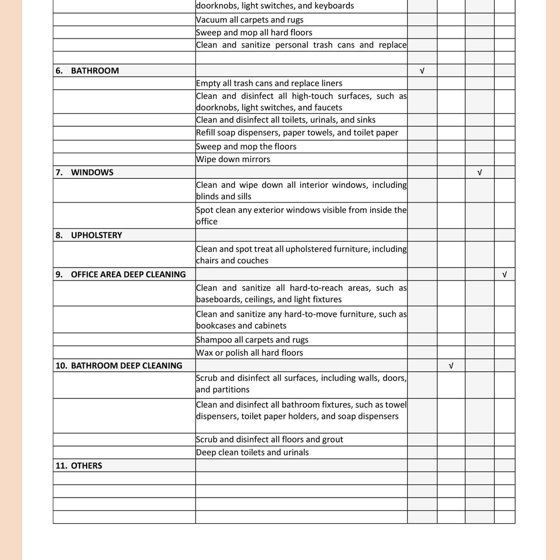 Cleaning Proposal Template, Basic Editable Microsoft WORD and Adobe ...