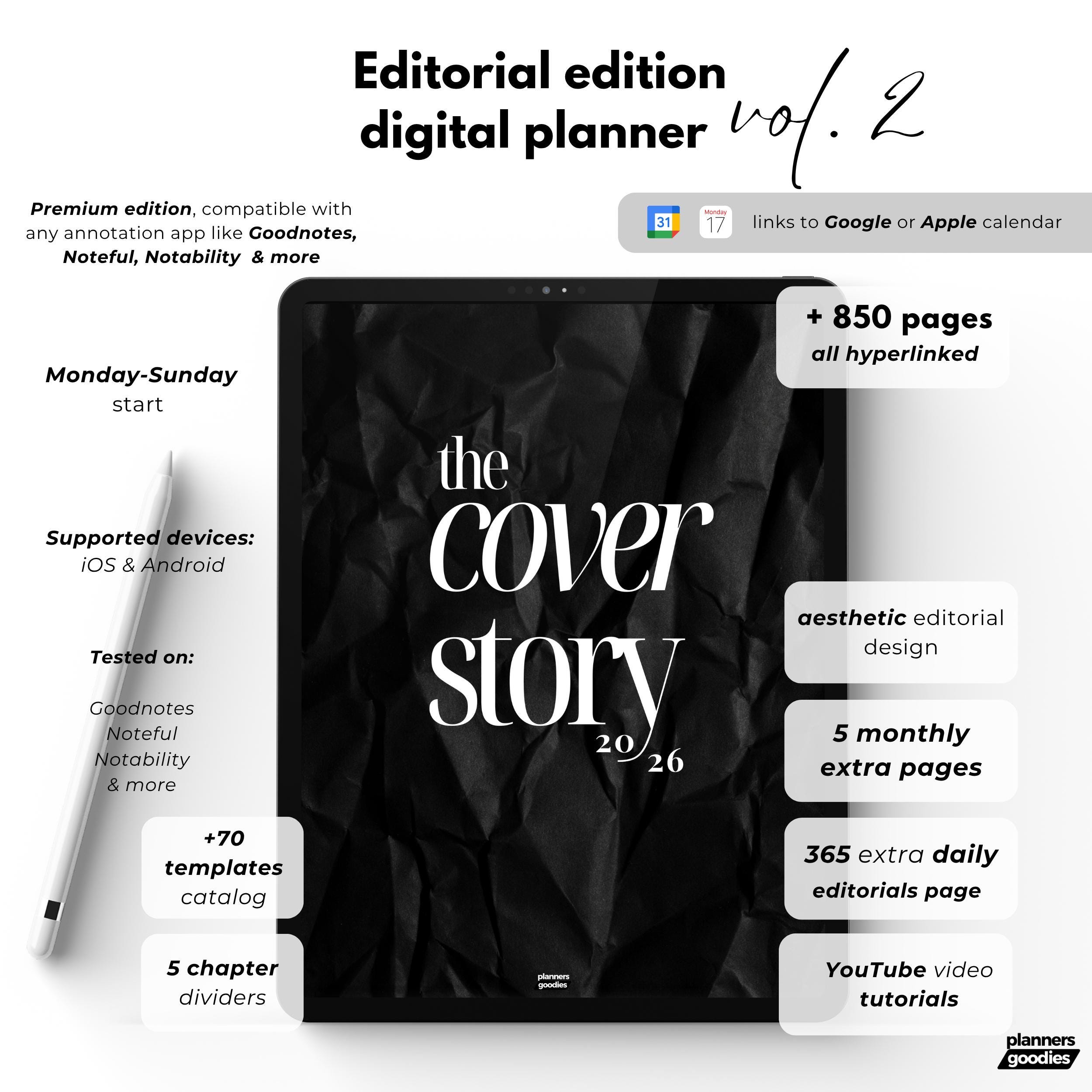 Digital Planner 2026 ADHD Friendly Premium Editorial Daily Digital ...