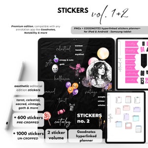 Digital Notebook Landscape All in One, Goodnotes iPad Hyperlinked ...