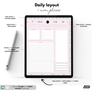 CLEAN GIRL Aesthetic Digital Planner 2024 Daily Weekly Monthly ...