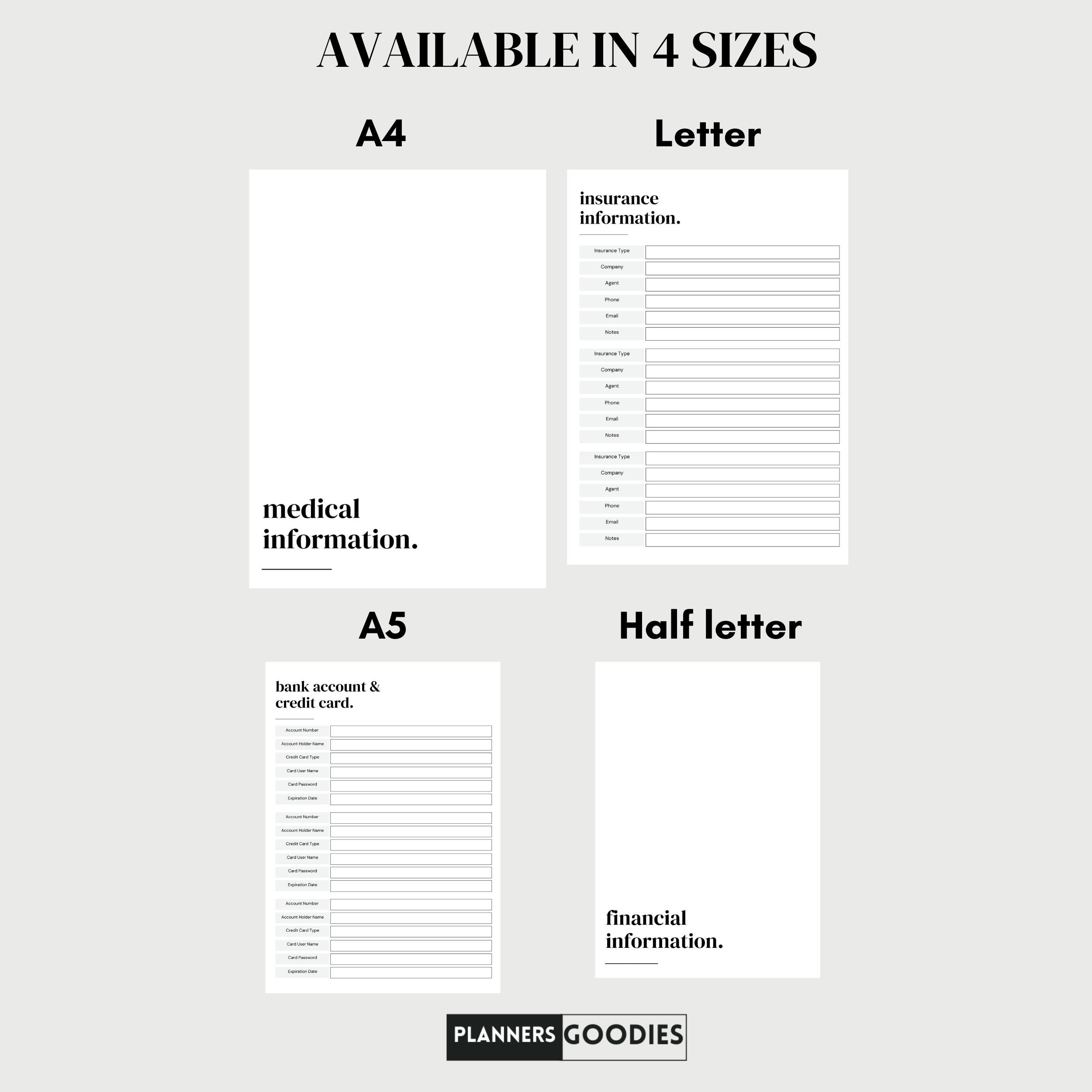 End of Life Planner Printable, Peace of Mind Planner, Death Binder ...