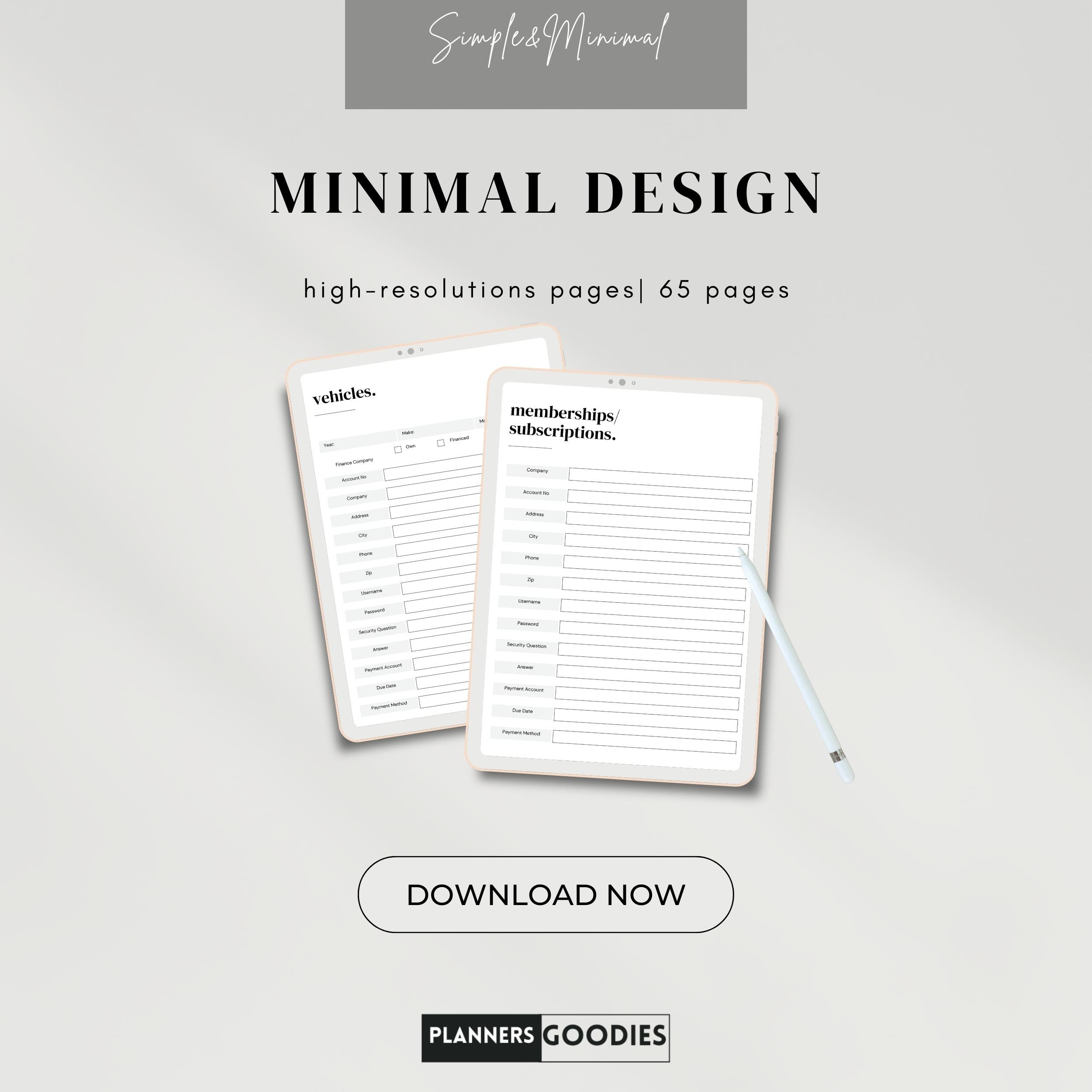 End of Life Planner Printable, Peace of Mind Planner, Death Binder ...