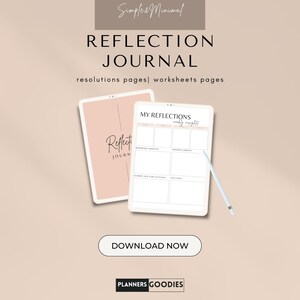Self Reflection Journal Printable| Mental Health Journal | Digital ...