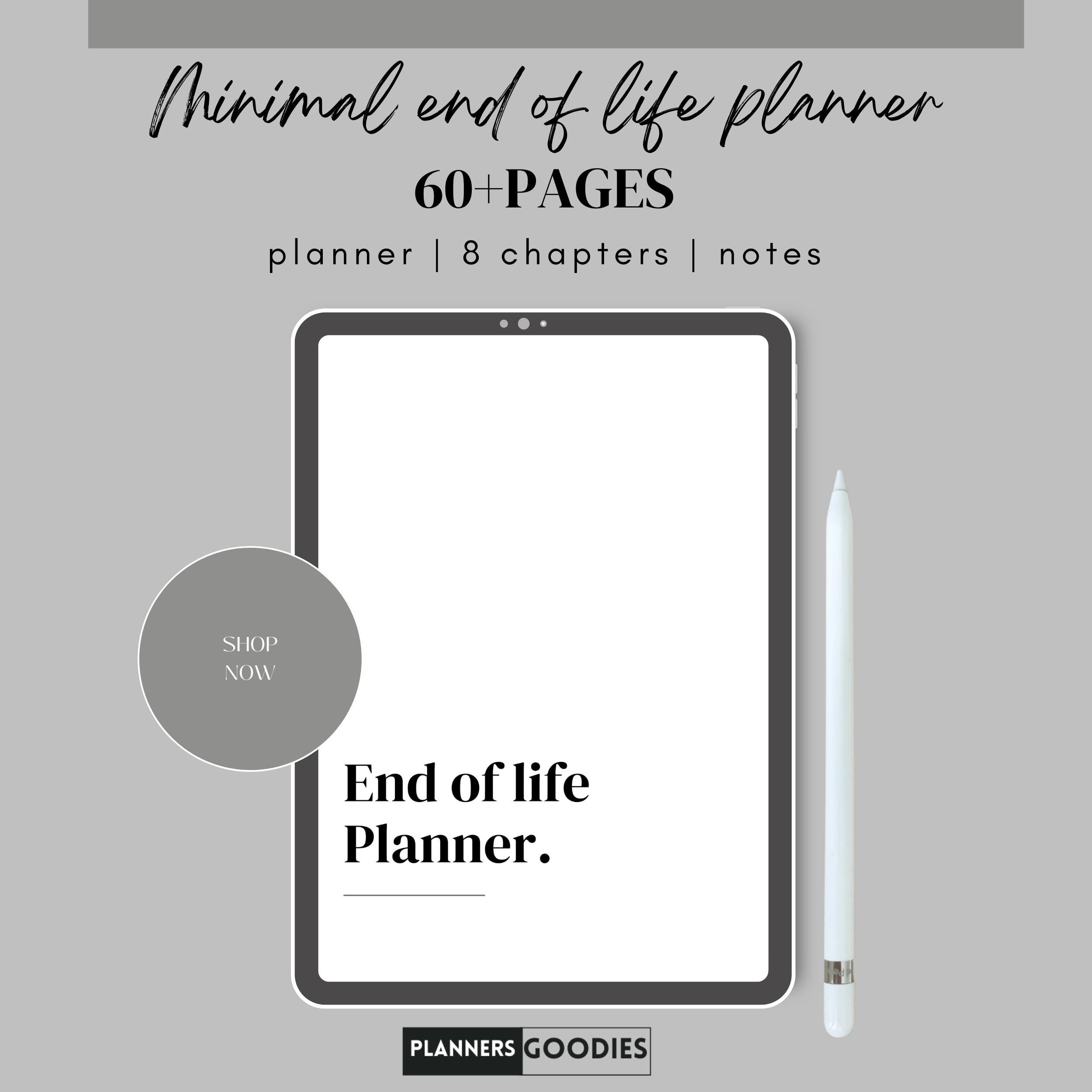 End of Life Planner Printable, Peace of Mind Planner, Death Binder ...