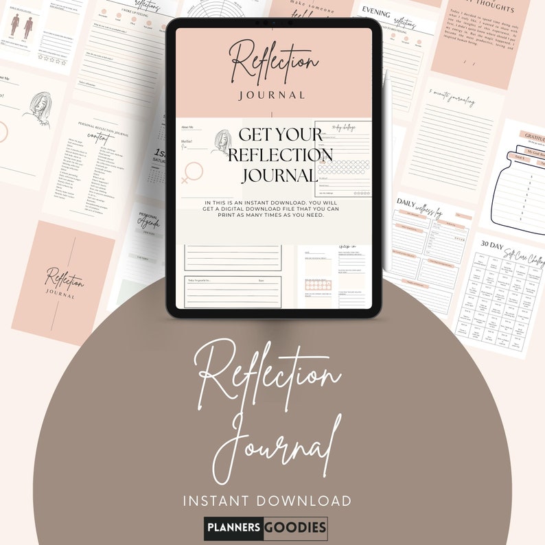 Self Reflection Journal Printable Mental Health Journal - Etsy