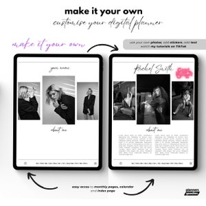 Undated Digital Planner Digital Journal Digital for Goodnotes Template ...