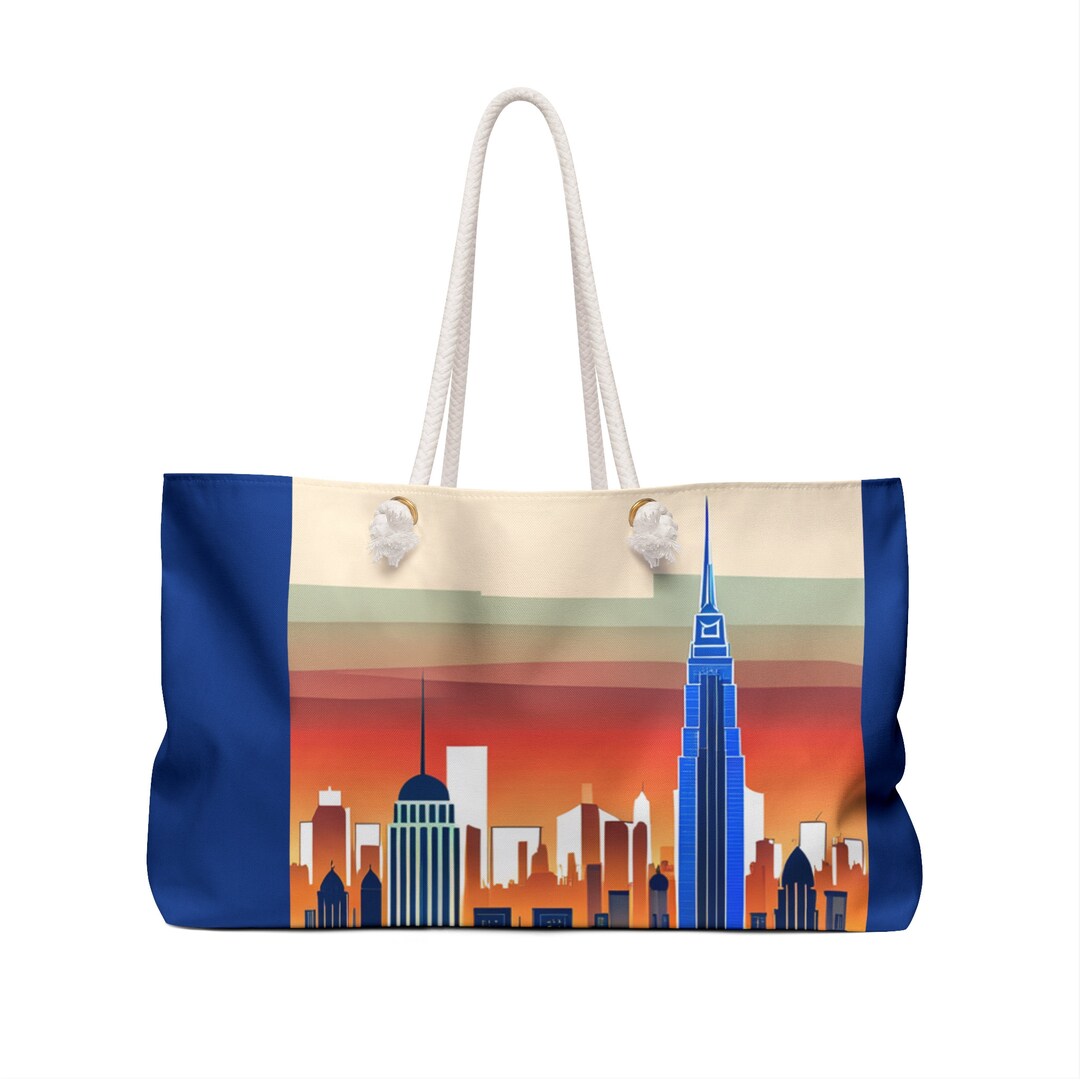 New York City Skyline Alt Weekender Bag - Etsy