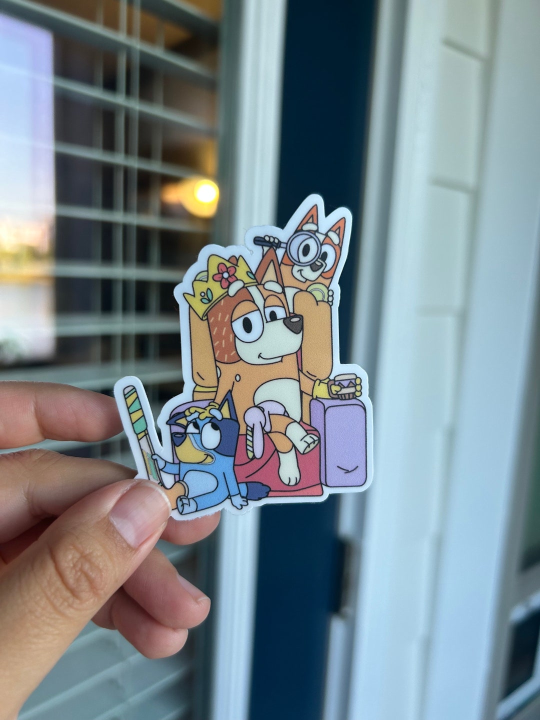 Bluey and Family Waterproof Matte Sticker! - Etsy