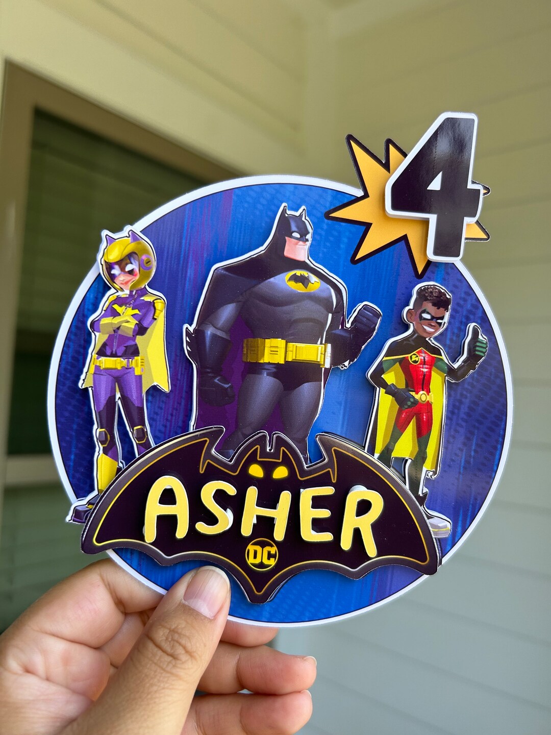 3D Bat Wheels Cake Topper (custom) - Etsy