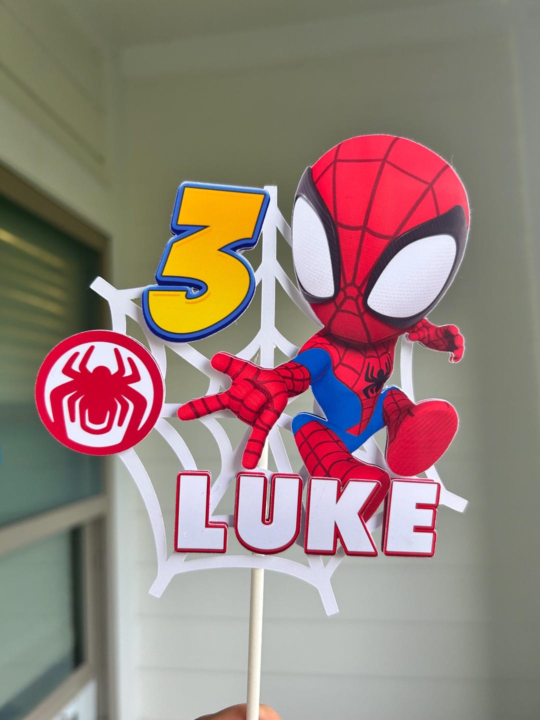 3D Spidey Cake Topper (custom) - Etsy