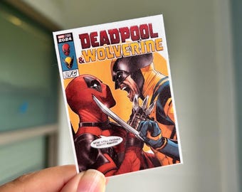 Deadpool and Wolverine Waterproof Sticker. - Etsy