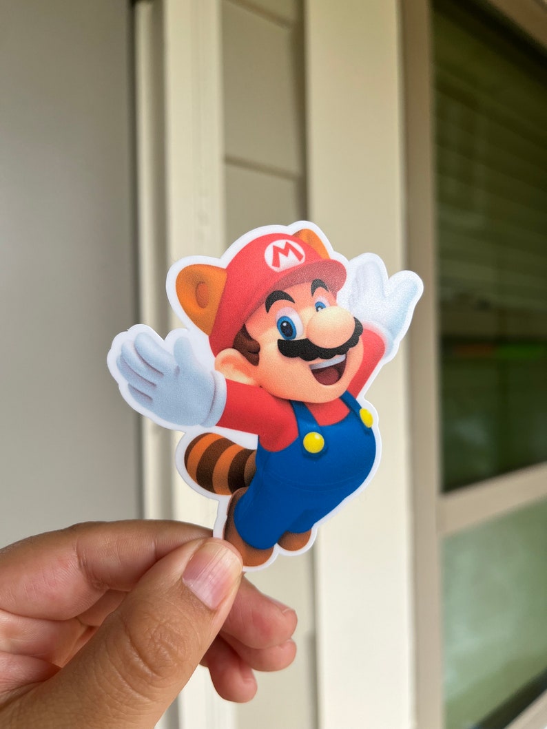 Super Mario Matte Waterproof Sticker! - Etsy