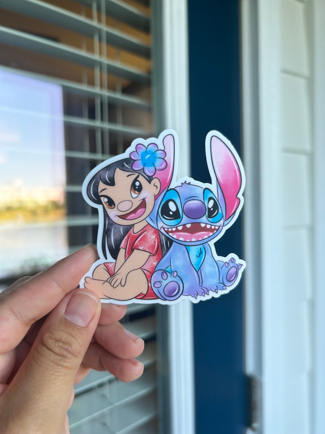 Lilo and Stitch Waterproof Matte Sticker! - Etsy
