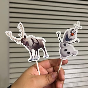 3D Frozen Cake Topper 3pcs (custom) - Etsy