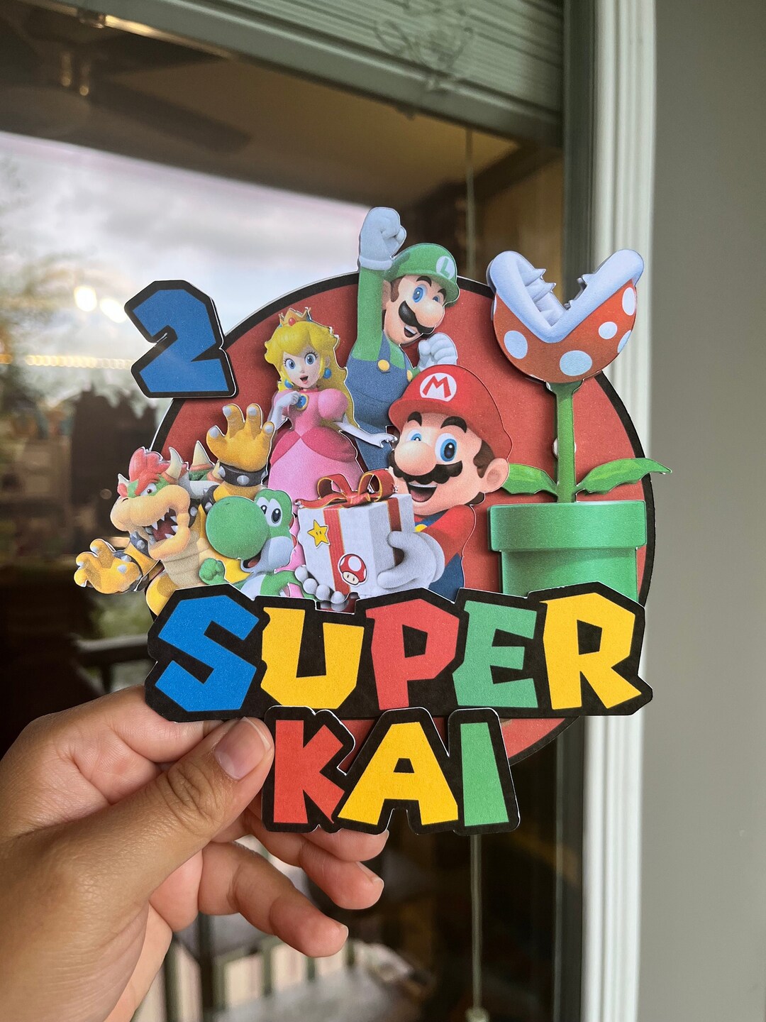 3D Super Mario Cake Topper (custom) - Etsy