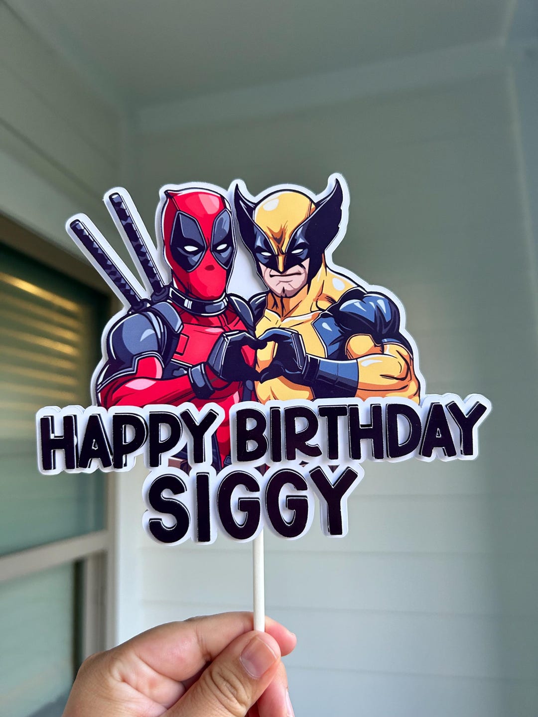 3D Deadpool and Wolverine Cake Topper (custom) 3 Pcs - Etsy