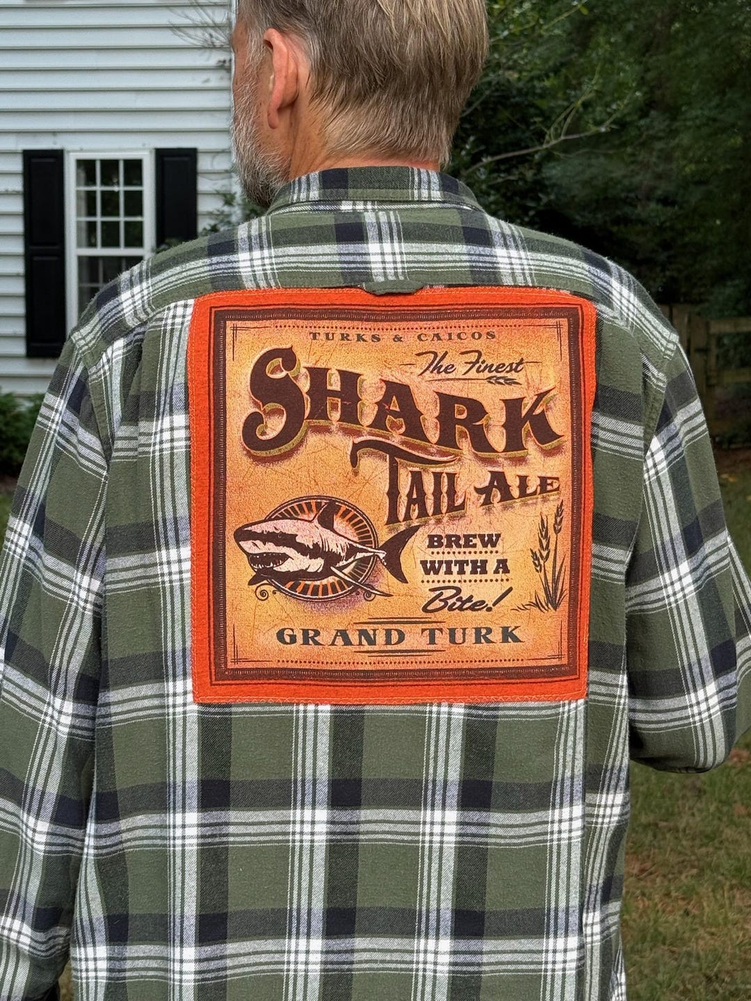 Shark Tail Ale Upcycled Flannel Man’s Extra Large - Etsy