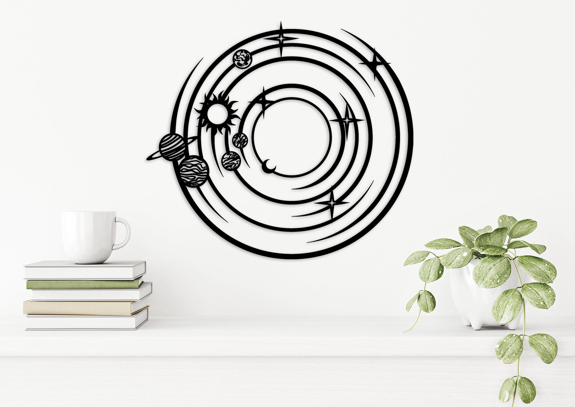 Custom Astrology Chart - Natal Chart Wall Decor - Wood Birth Chart ...