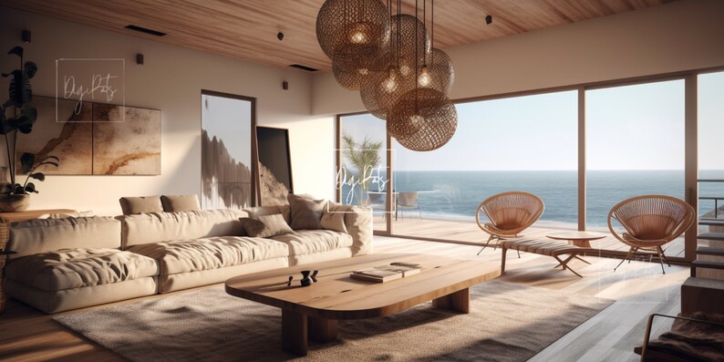 8 Ocean View Zoom Background Zoom Background Home Office - Etsy