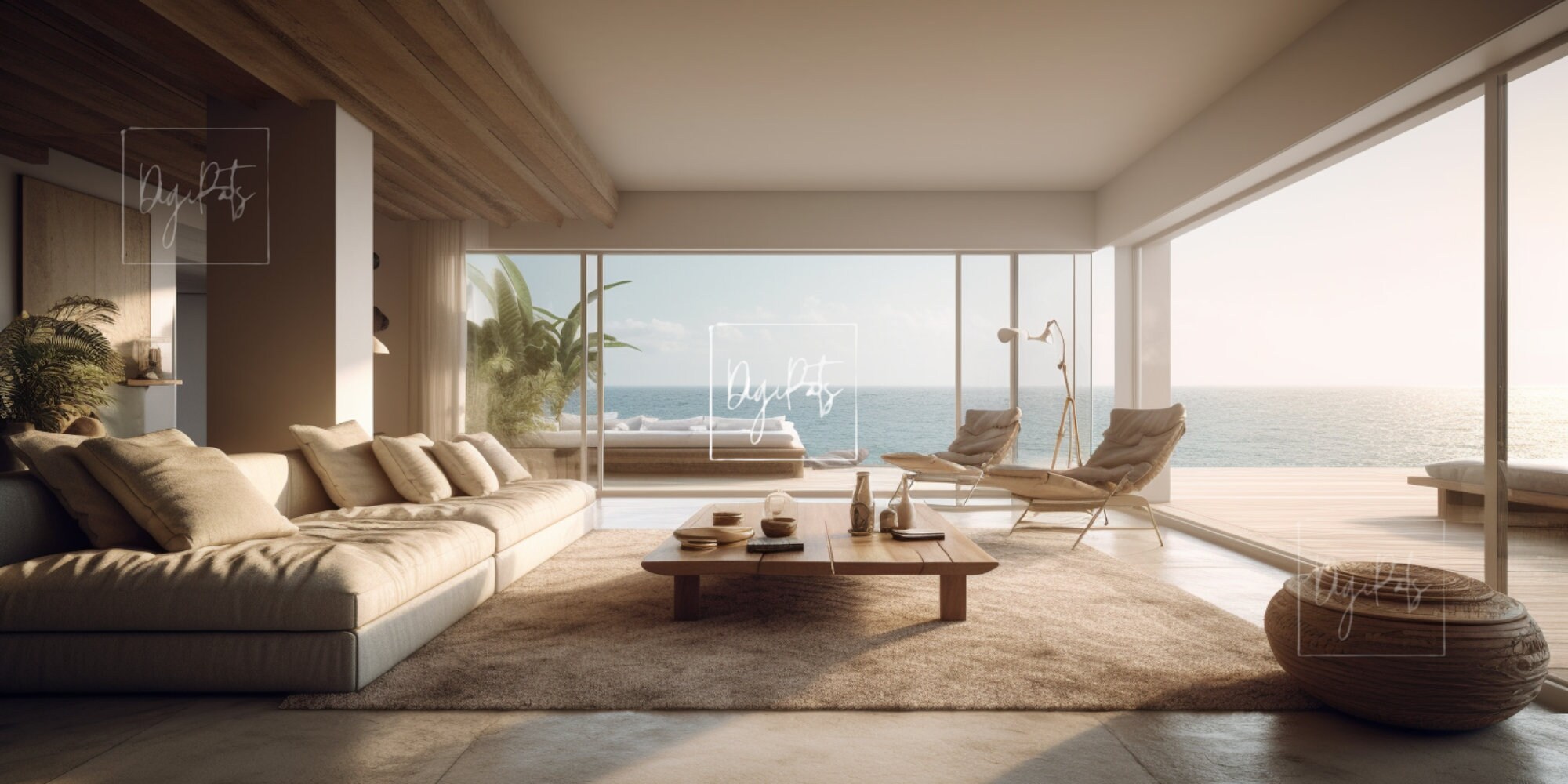 8 Ocean View Zoom Background Zoom Background Home Office - Etsy