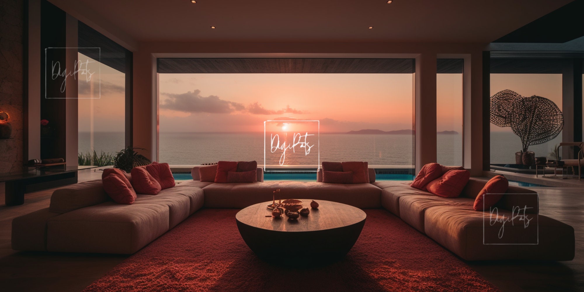 8 Ocean View Zoom Background Zoom Background Home Office - Etsy