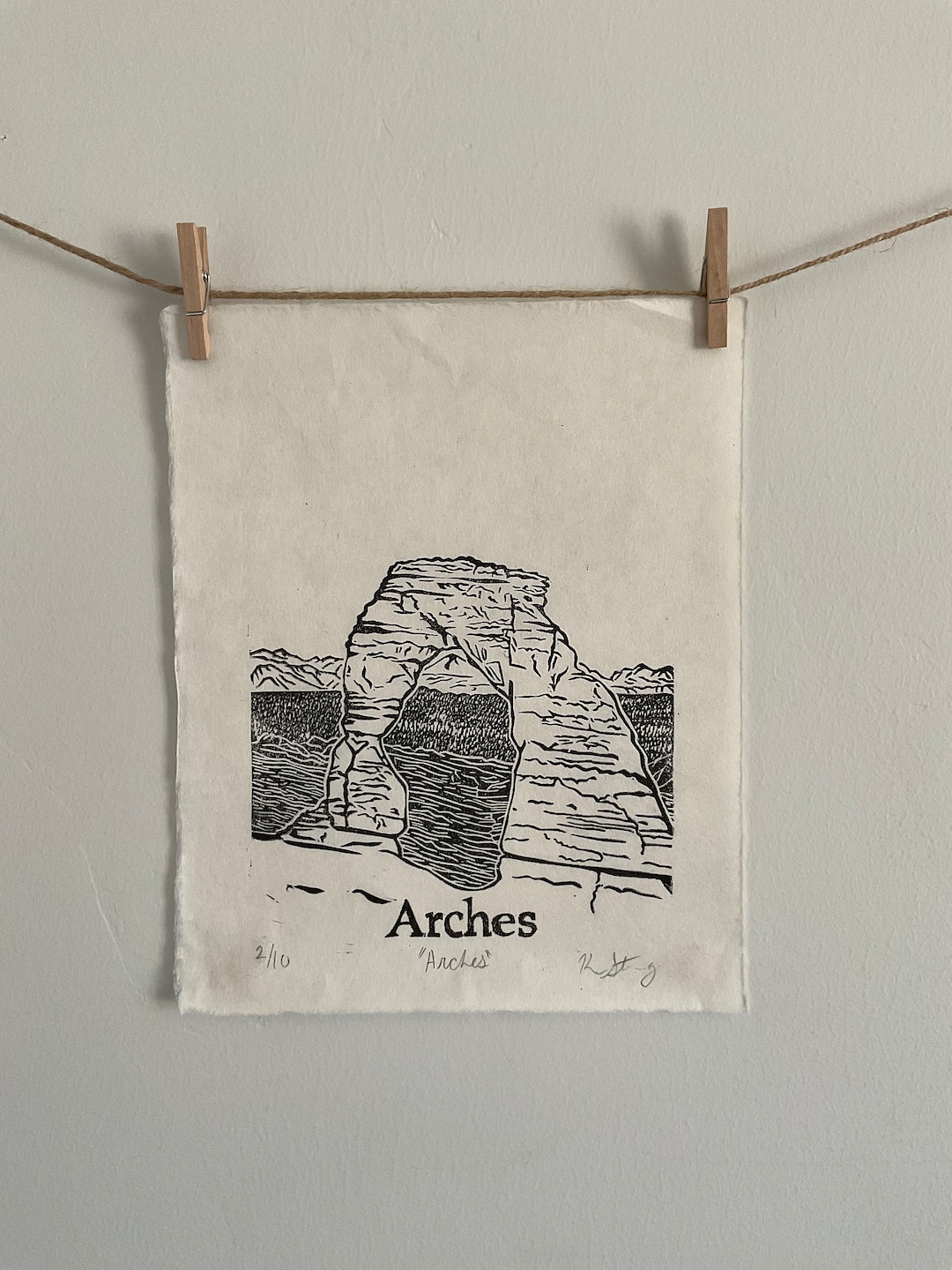 Arches Relief Print - Etsy