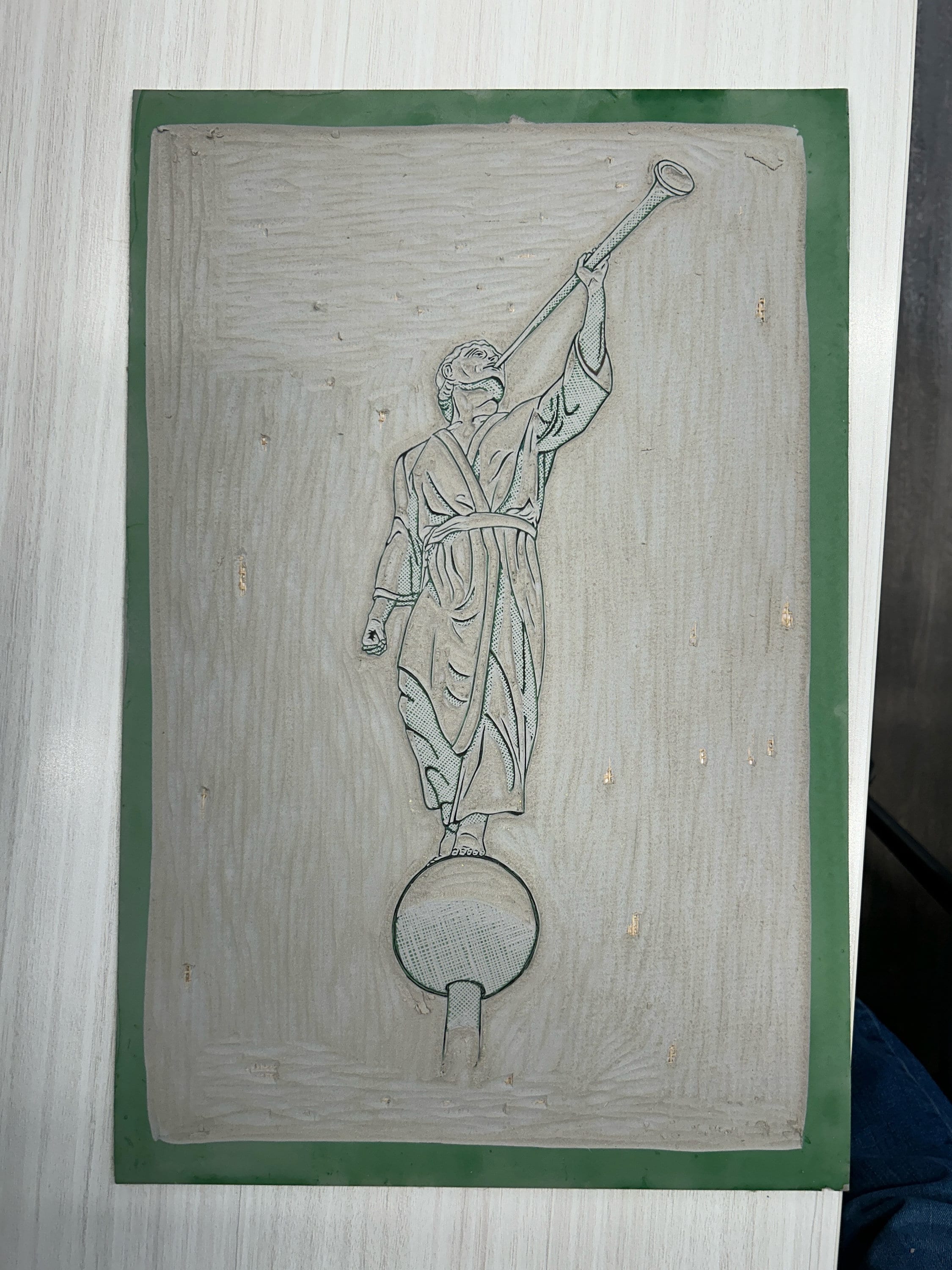 Angel Moroni Relief Print - Etsy