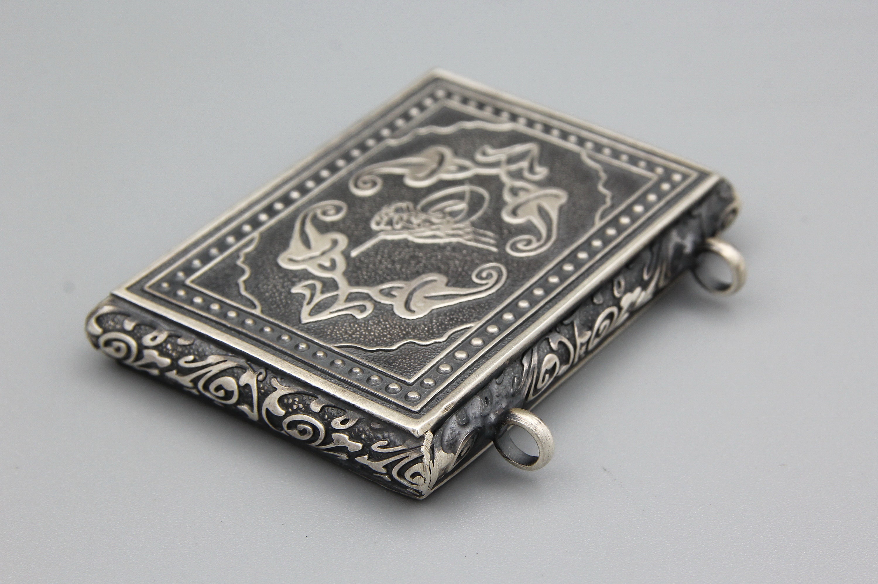 Taweez Locket 925K Sterling Silver Necklace Pendant - Etsy