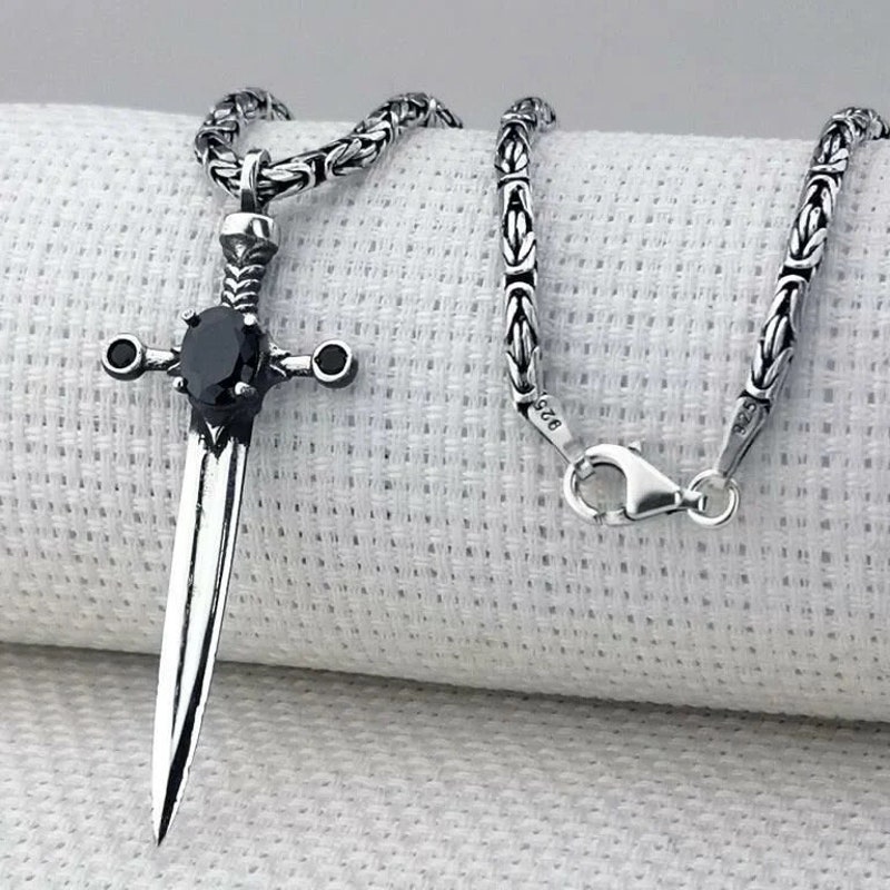 Dagger Necklace - Etsy