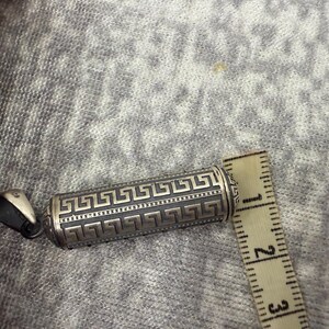 Small Cylinder Designed 925 Sterling Silver Amulet Taweez Holder ...