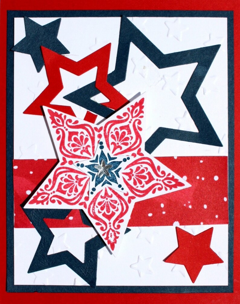 Time to Celebrate - Stars Greeting Card - Etsy