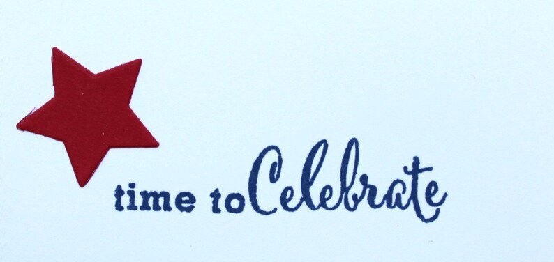 Time to Celebrate - Stars Greeting Card - Etsy