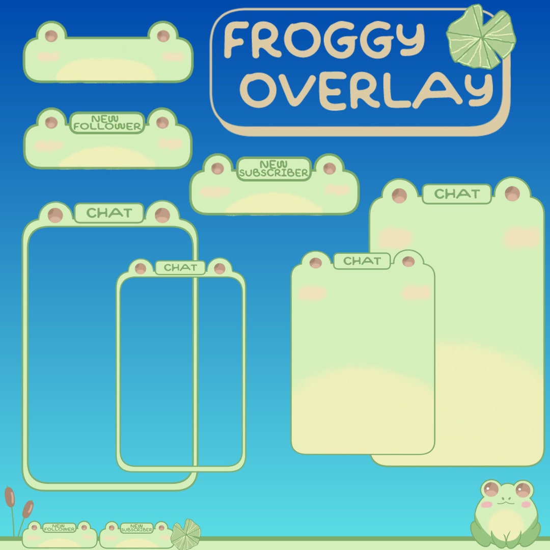 Cute Froggy Overlay - Etsy