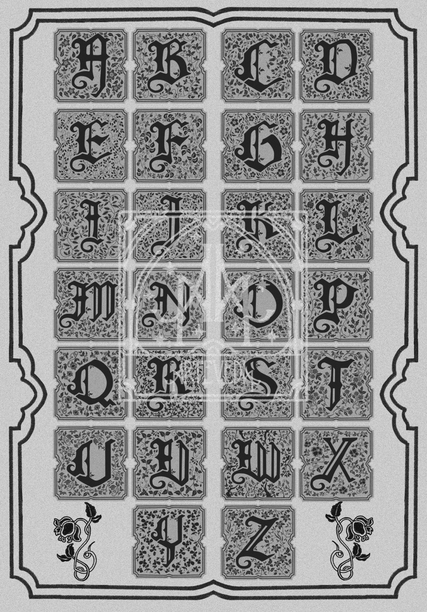 Illustrated Letters - Etsy