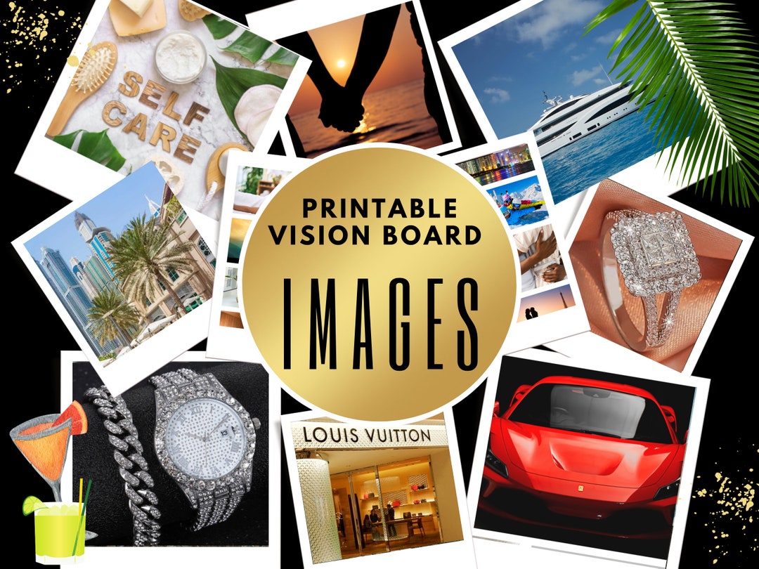 Vision Board Printable Images Printable Digital Download PDF Manifest ...
